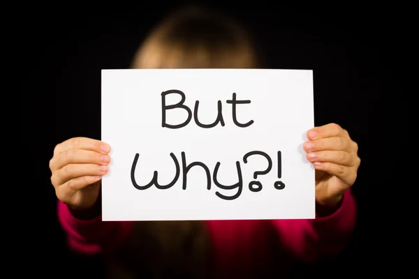 Child holding why sign Stock Photos, Royalty Free Child holding why ...