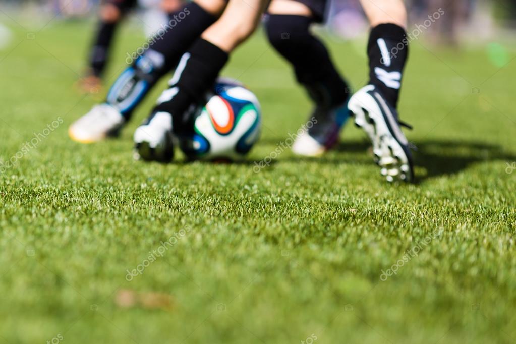 Kids soccer blur — Stock Photo © Bigandt #76625193