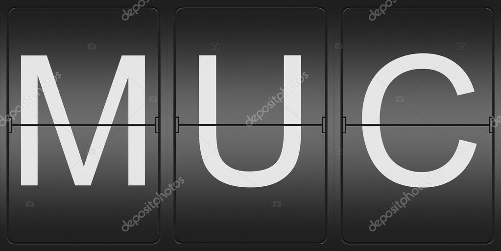 Código de tres letras del aeropuerto de Munich 2023