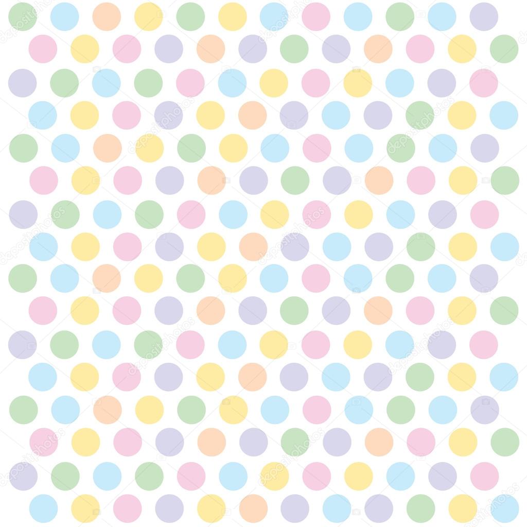 Pastel Polka Dots Wallpaper