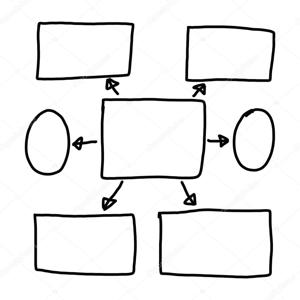 Hand drawn a graphics symbols geometric shapes graph to input in ...