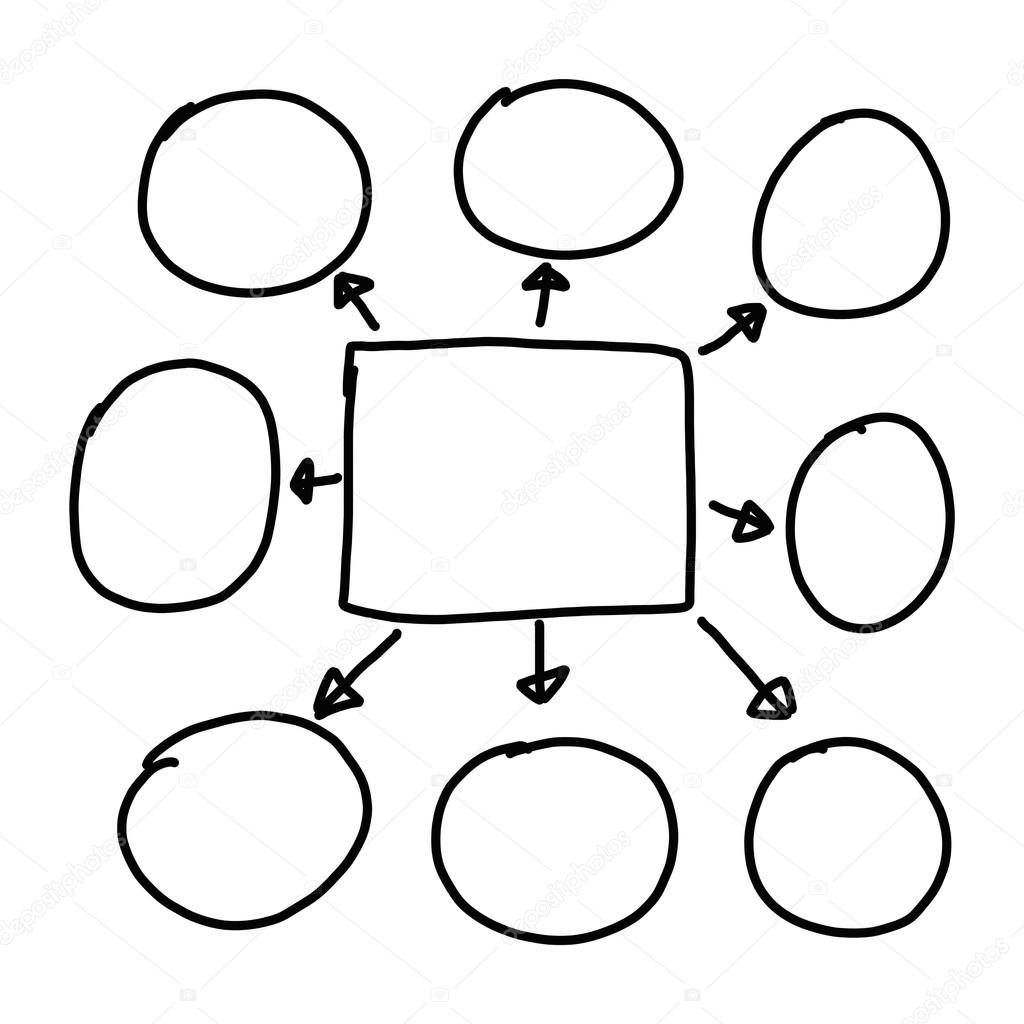 Hand drawn a graphics symbols geometric shapes graph to input in ...