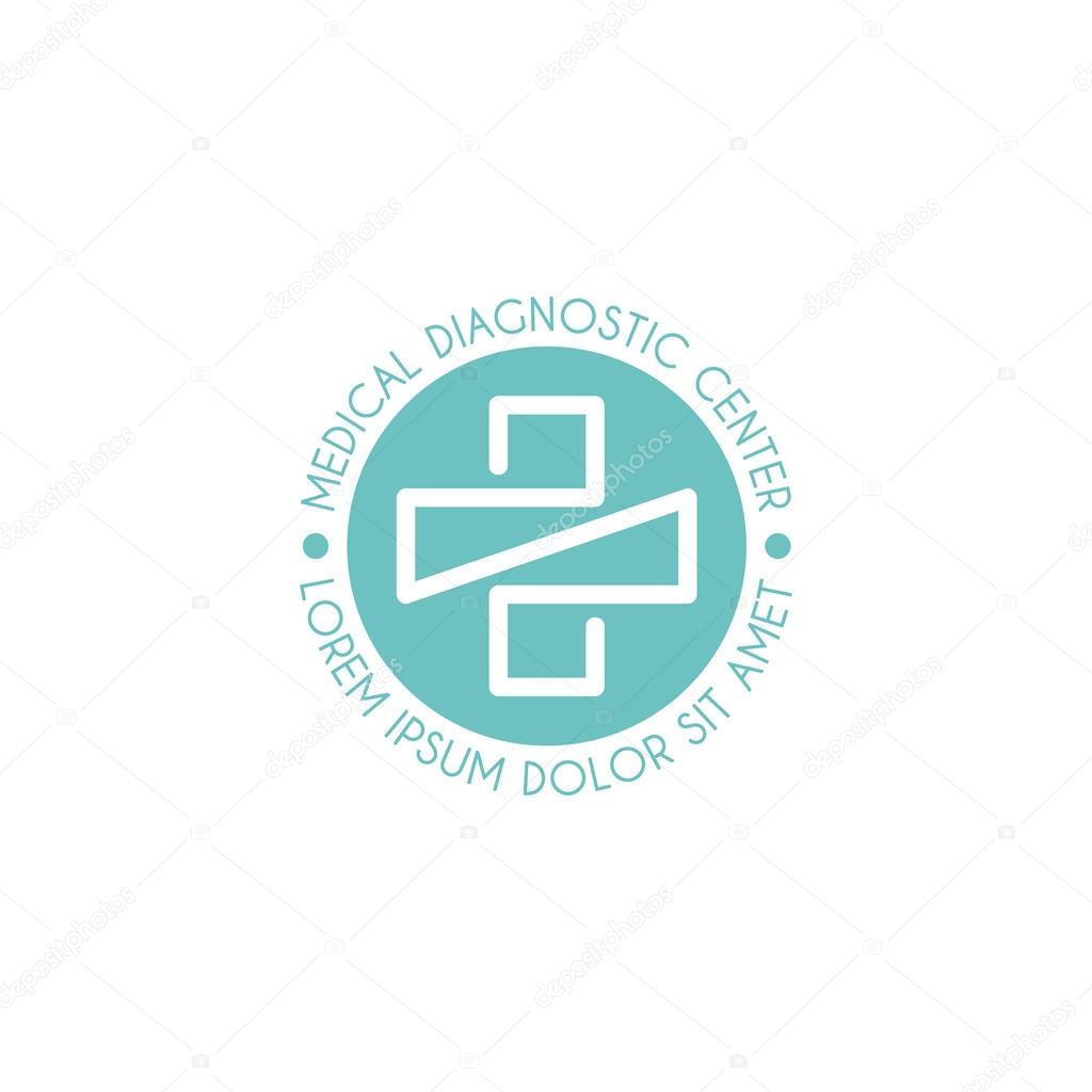 Medical diagnostic center logo template Stock Vector Image by ©avgust01 ...