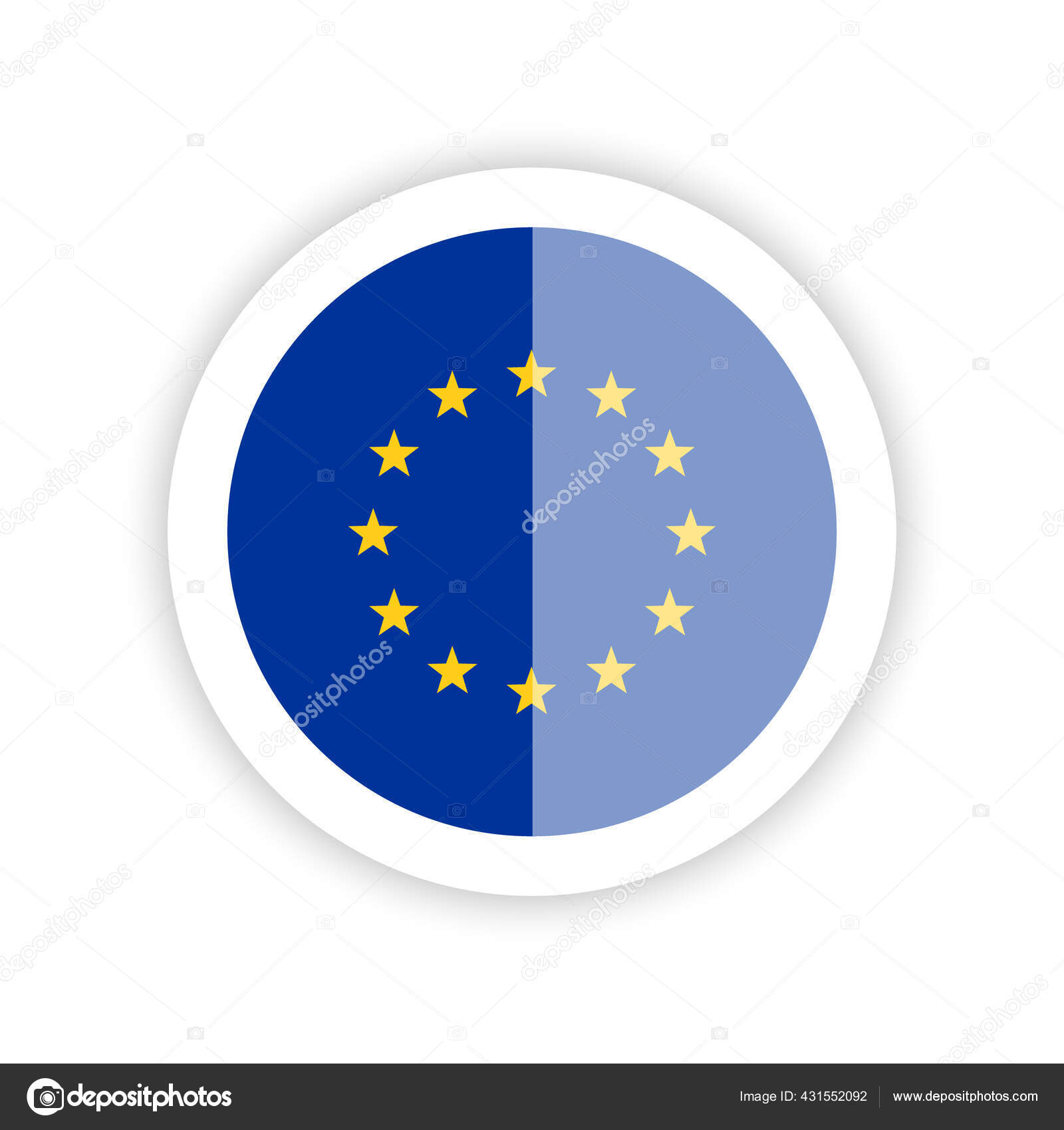 Flag European Union Icon Stock Vector Image by ©Livenart #431552092