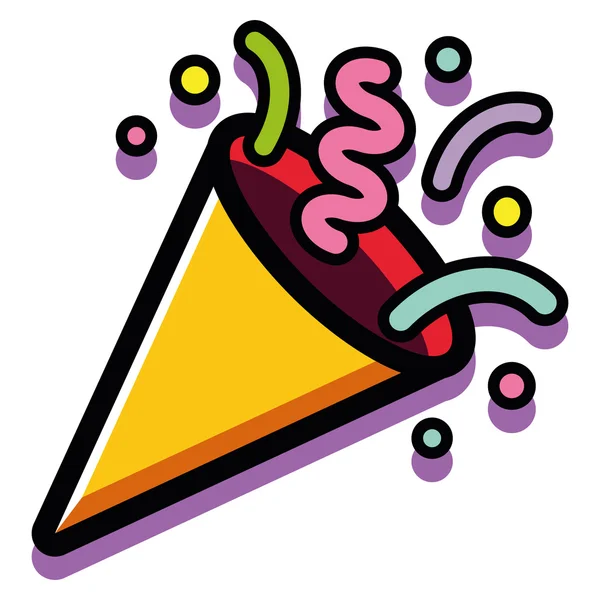 Party popper emoji Vector Art Stock Images | Depositphotos