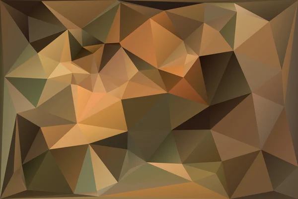 Vector abstract irregular polygon background with a triangle pattern in autumn brown, orange ...