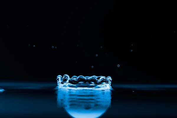 Blue water splash - Stock Image - Everypixel