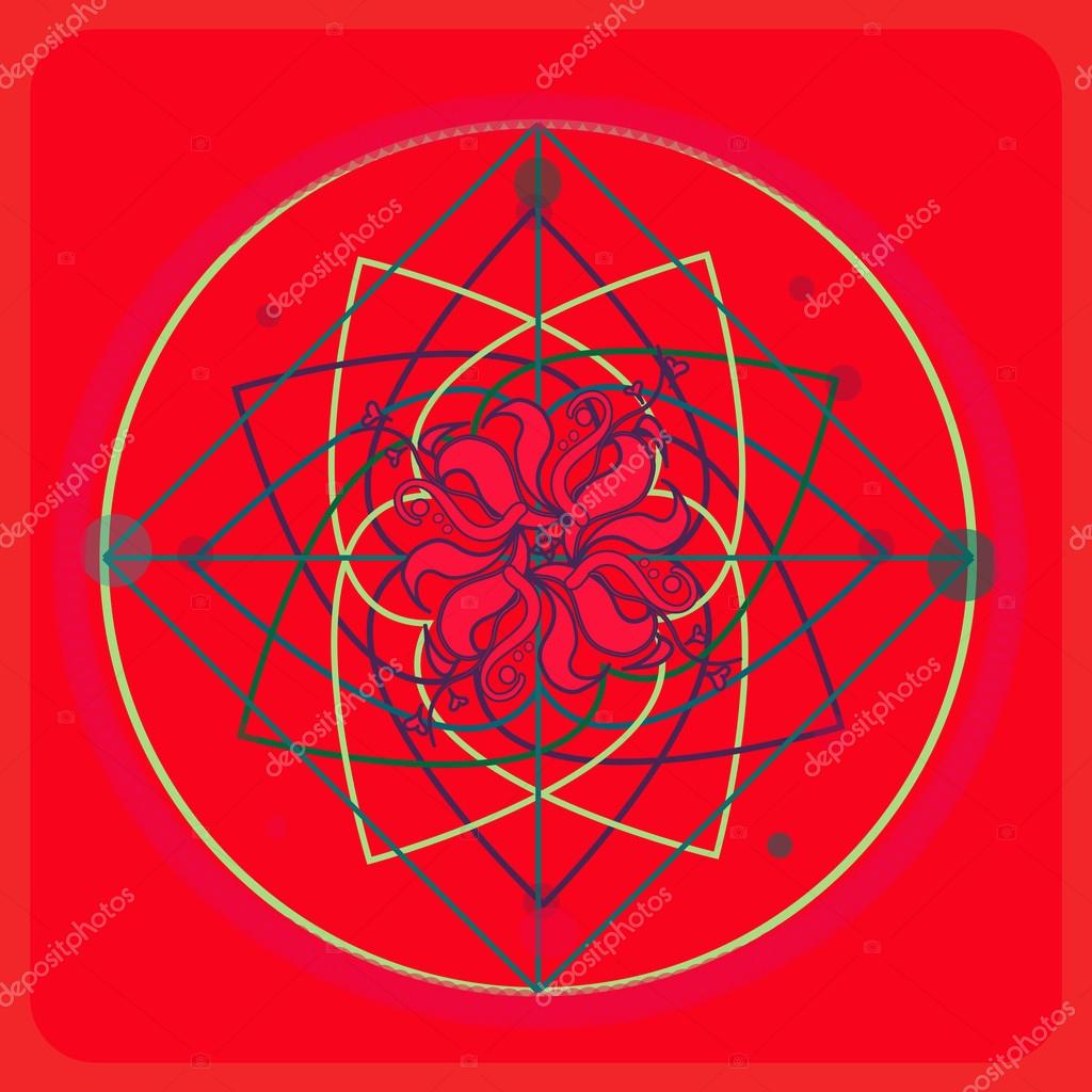Flower Of Love Sacred Geometry