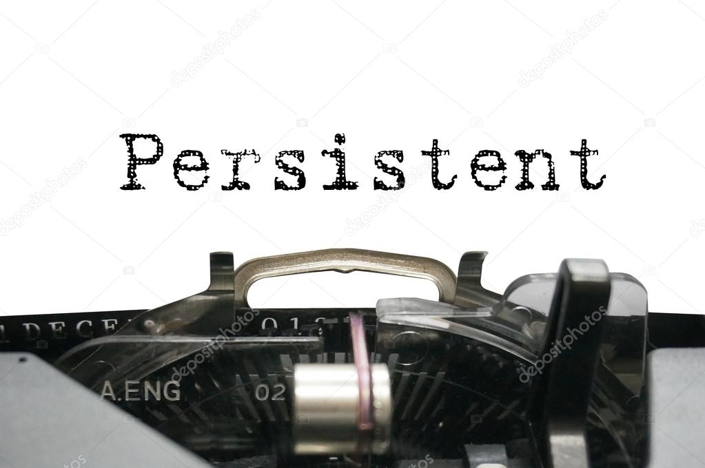 Personality characteristic - Persistent — Stock Photo © syaheir #57173099