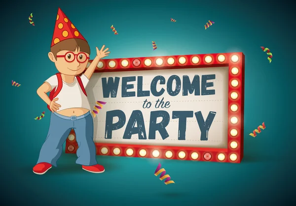 Welcome party Vector Images | Depositphotos
