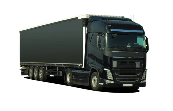 Large Truck Semi Trailer — Stock Photo © aselsa #236293606