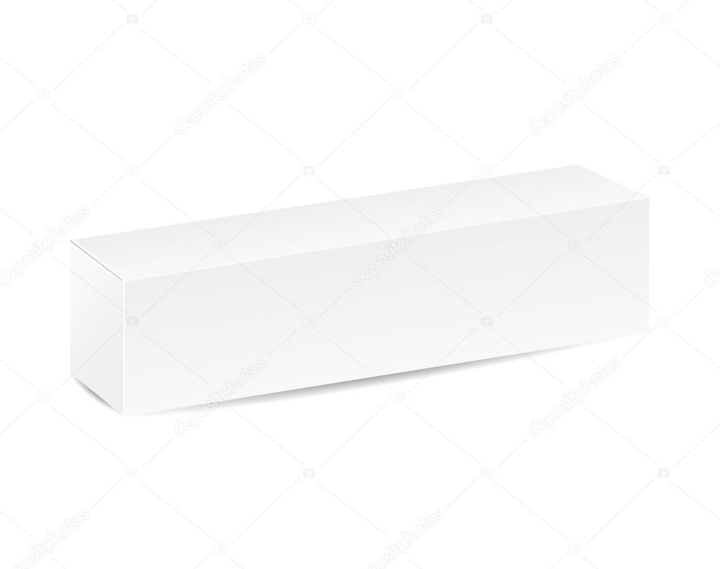 Closed white blank box Stock Vector by ©muuraa 91894826