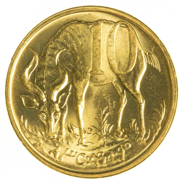 Ethiopian santim coin — Stock Photo © asafeliason #108822258