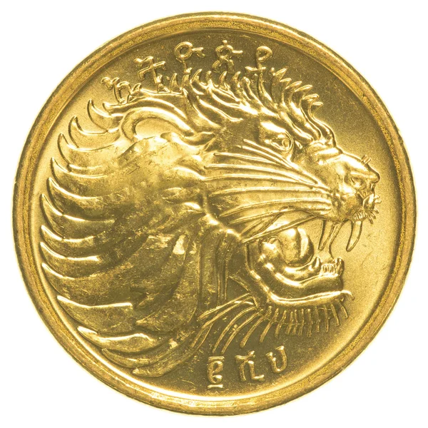 Ethiopian santim coin — Stock Photo © asafeliason #108822258