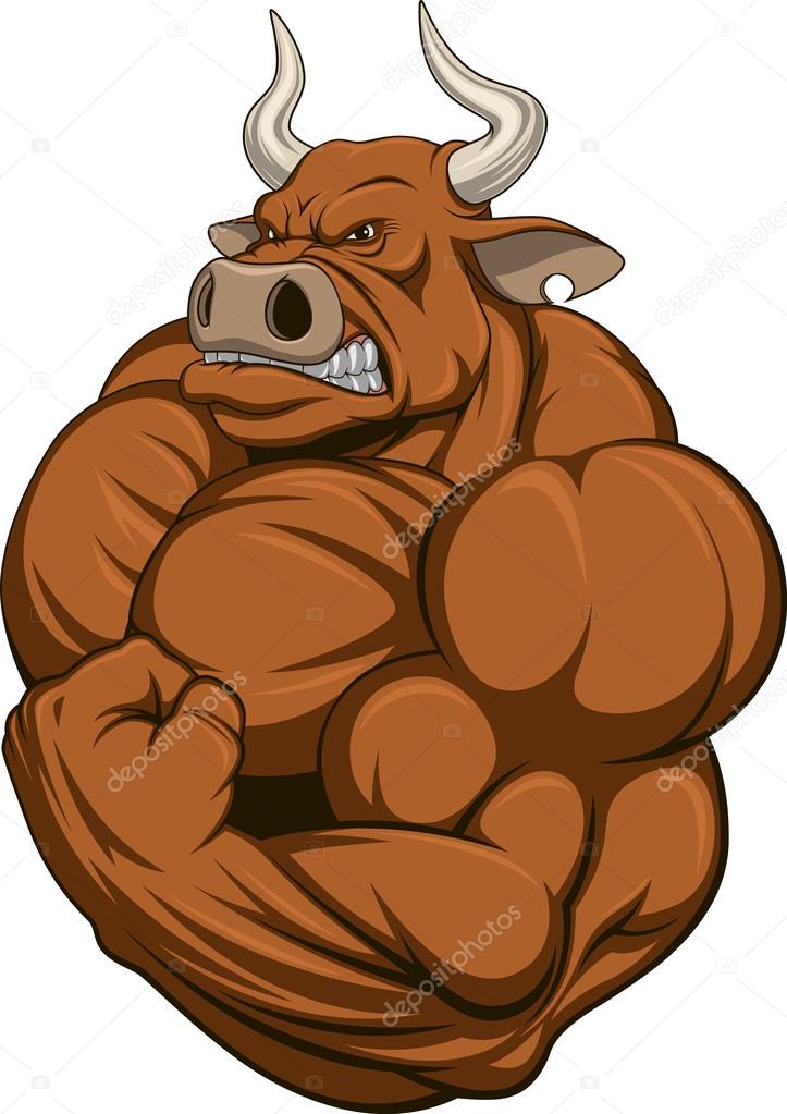 Strong bull — Stock Vector © Andrey_Makurin #65658887