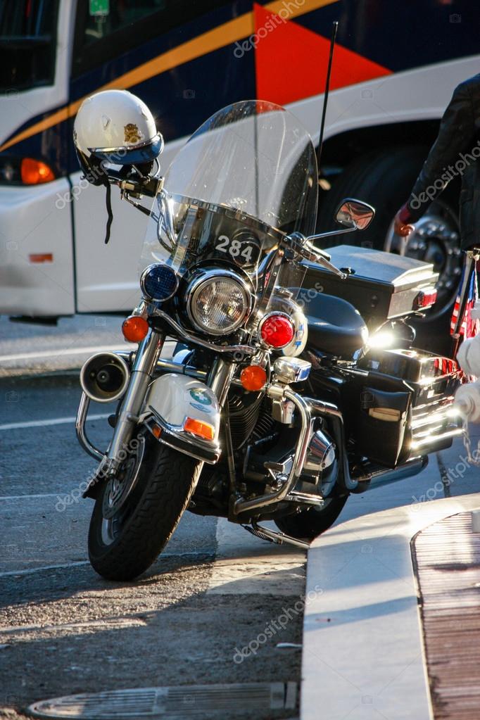 Police modern black motorcycle Stock Photo by ©drserg 67056895
