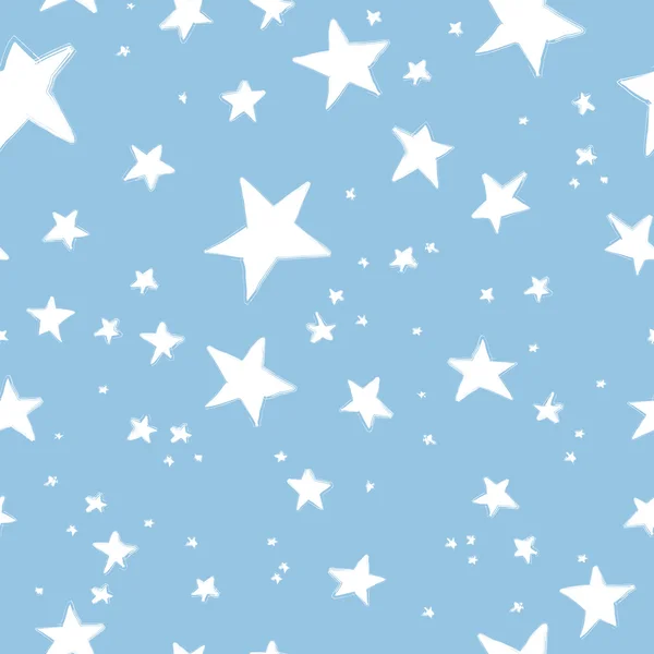 Hand drawn stars pattern Stock Vector Image by ©vilnarobotav3d #58199541