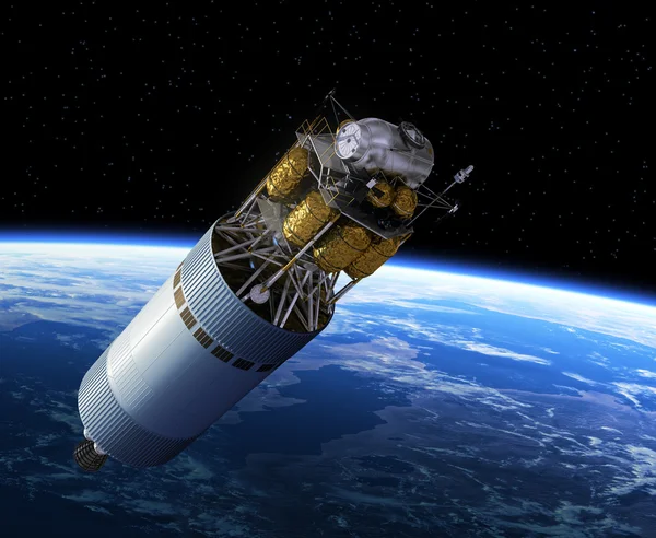 Crew Exploration Vehicle In Space — Stock Photo © 3DSculptor #68181305