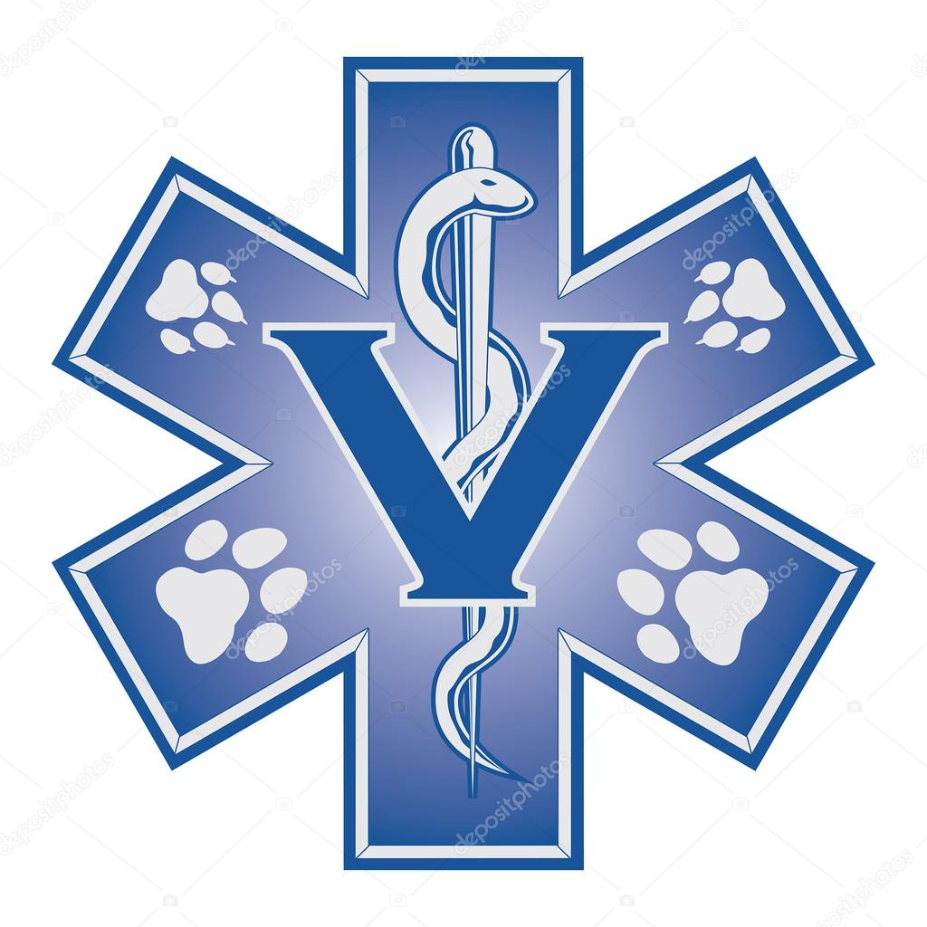 Veterinarian Emergency Medical Symbol Stock Vector Image by ...