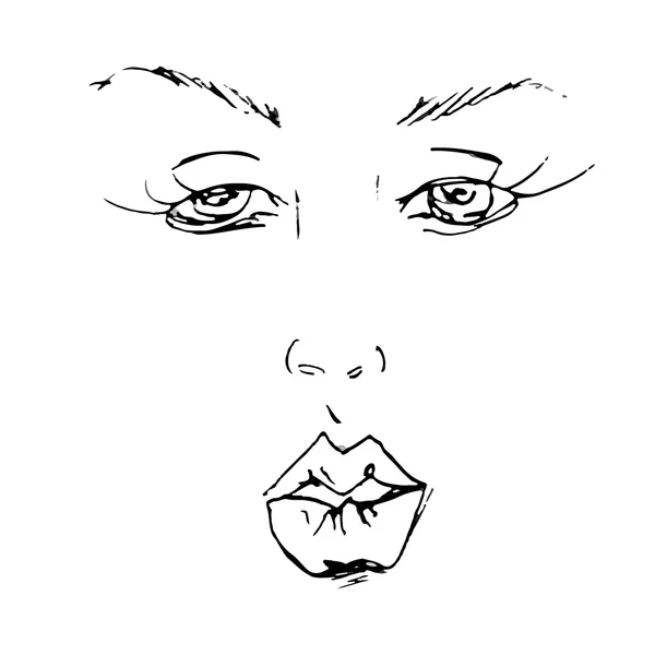 100,000 Woman face comics Vector Images | Depositphotos