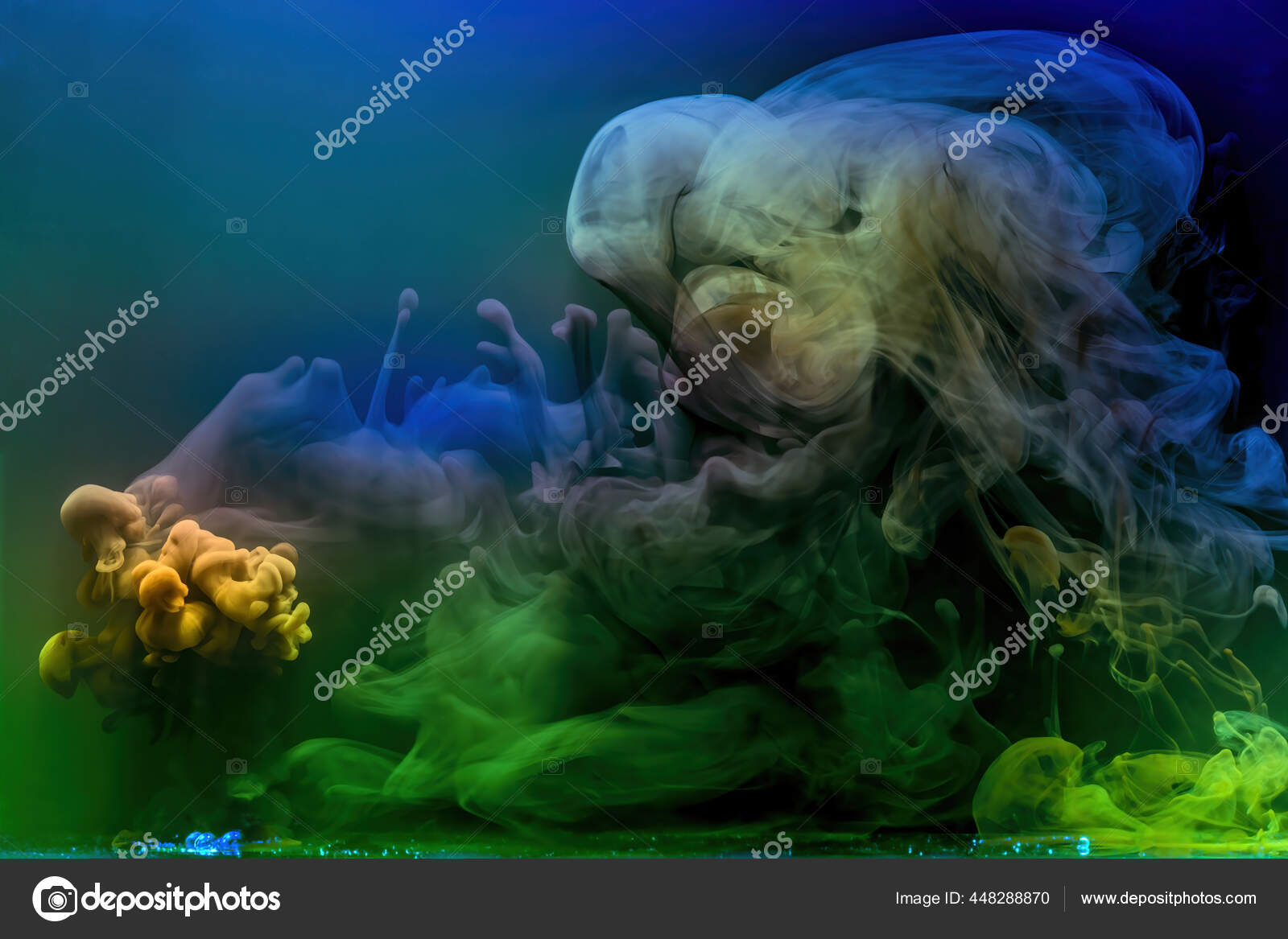 Drops Paint Paint Picture Water Illustration Image — Stock Photo ...