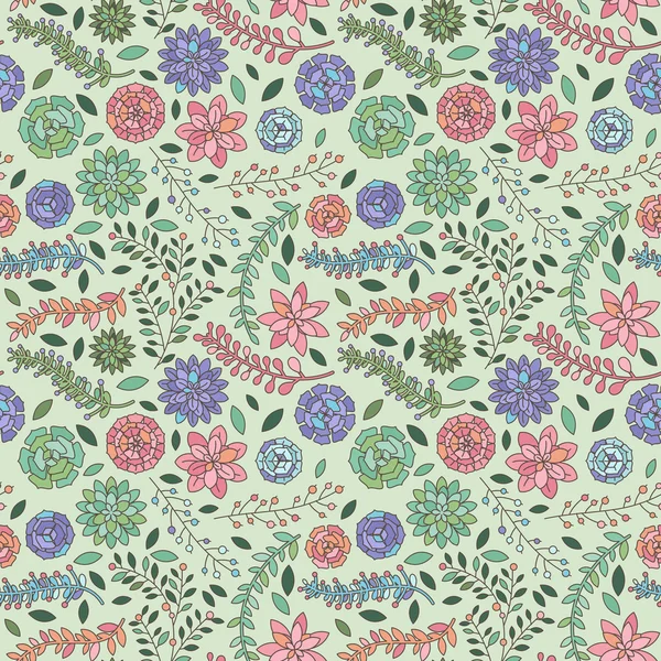 Seamless Mum Flower Background Stock Vector by ©PinkPueblo 24445829