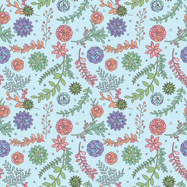 Seamless Mum Flower Background Stock Vector by ©PinkPueblo 24445829