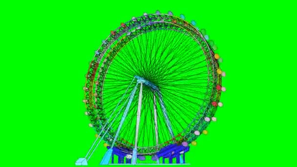 Double Carousel Animation On Green Sreen — Stock Video © NesaCera #71987455