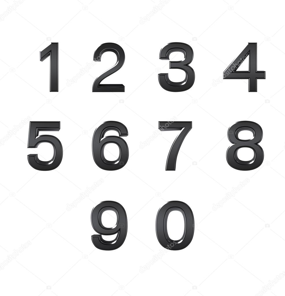 Number from 0 to 9 — Stock Photo © regionales #81958900