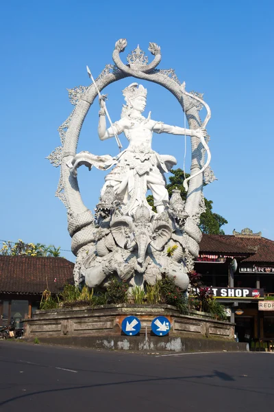 BALI, INDONESIA - APRIL 05, 2017: Beautiful statue of Arjuna at the ...