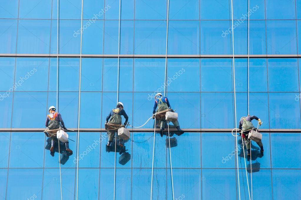High Rise Window Washers Stock Photo by ©filedimage 56549295