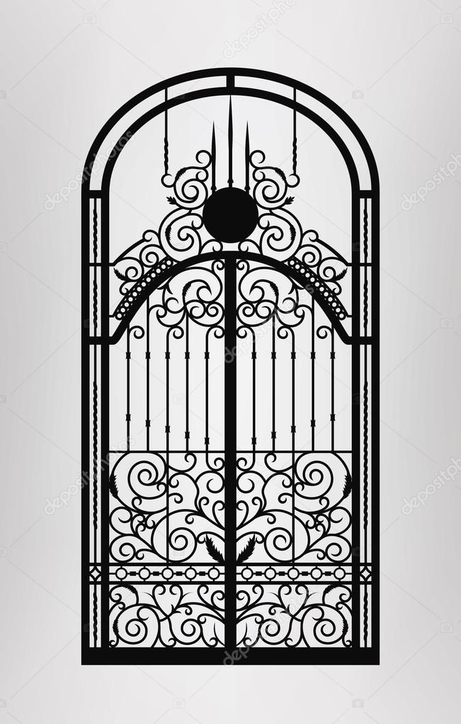 Gate door icon. Vector EPS10. Stock Vector by ©aleksdemeshko 97724968