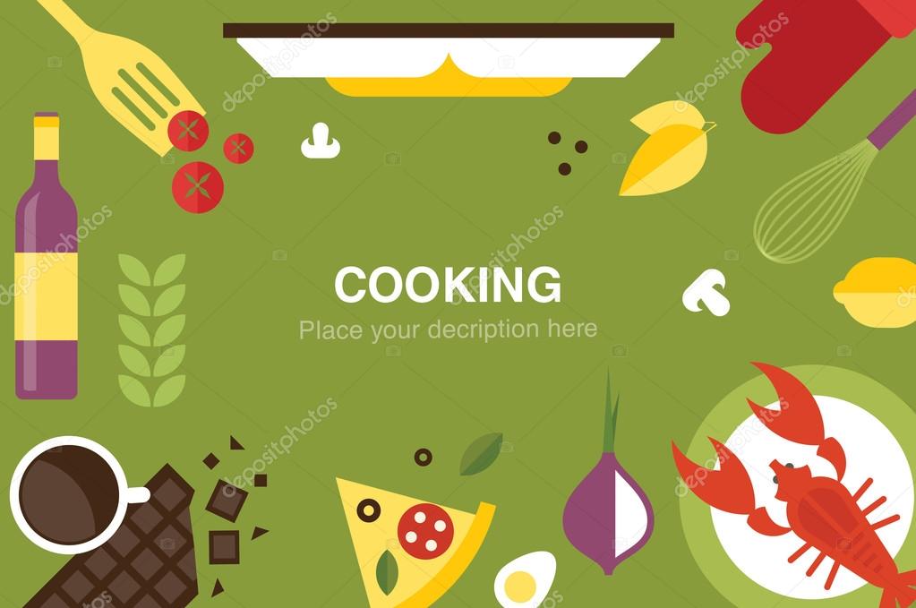 Cooking desk header Stock Vector Image by ©vectorpro #52502175