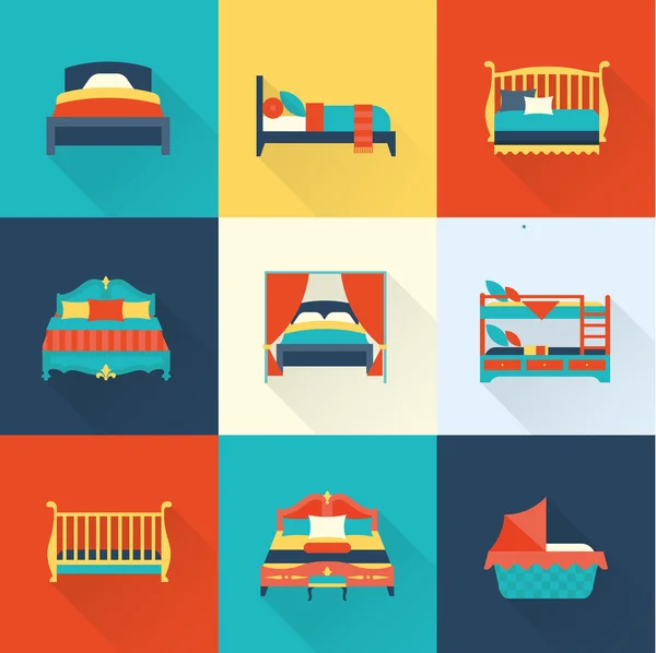 Bed Vector Art Stock Images | Depositphotos