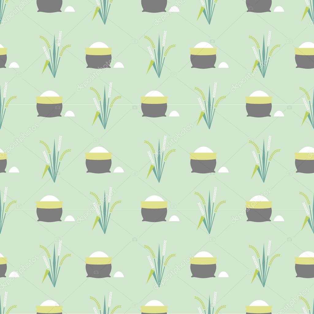 Rice field pattern Stock Vector Image by ©vectorpro #65953817