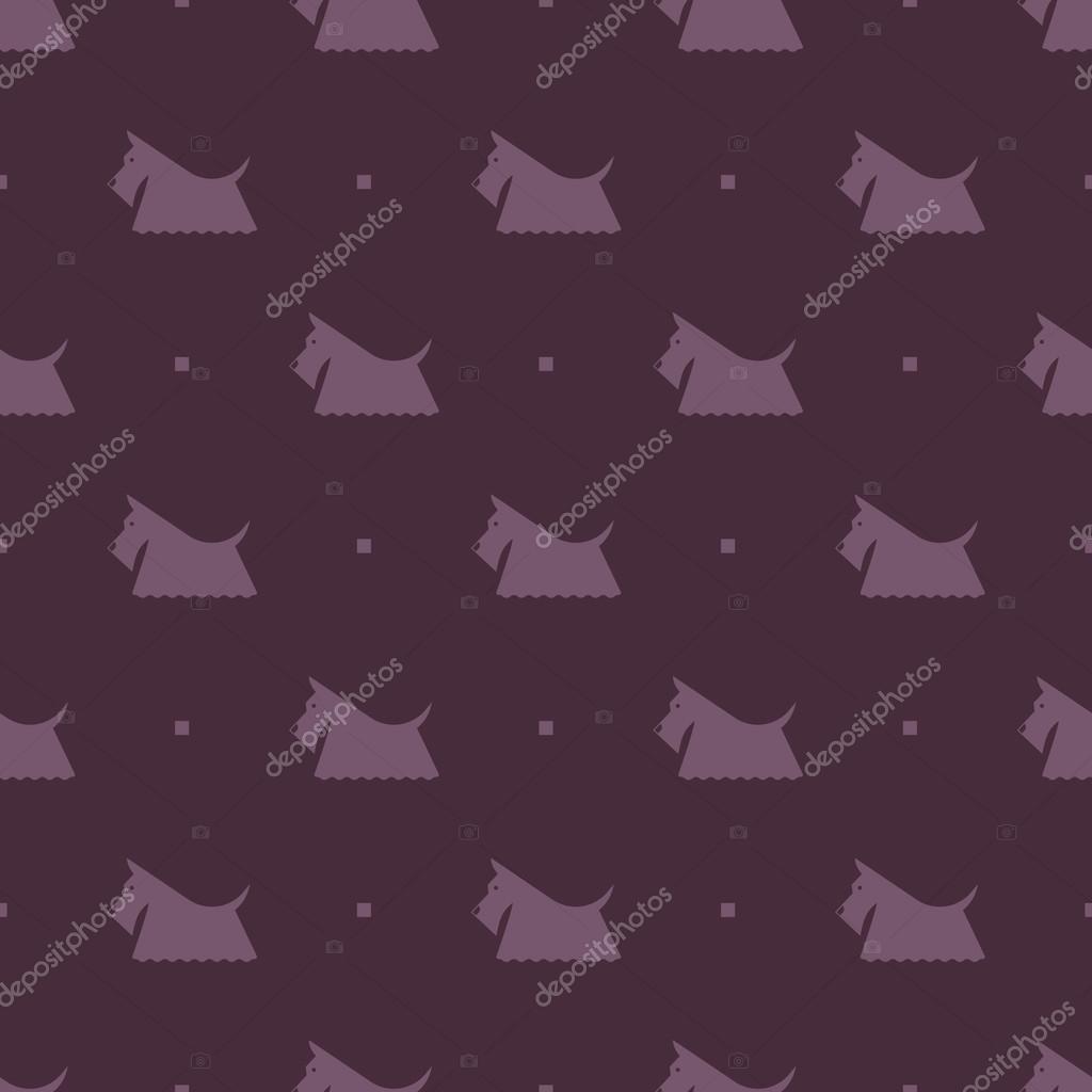 Dog Scottish terrier pattern Stock Vector Image by ©vectorpro #68358129