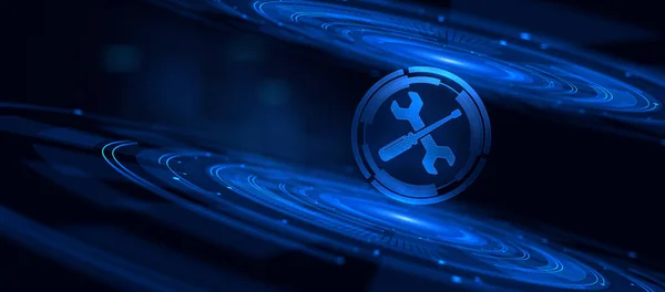 Technical support Customer service concept on virtual screen - Stock ...