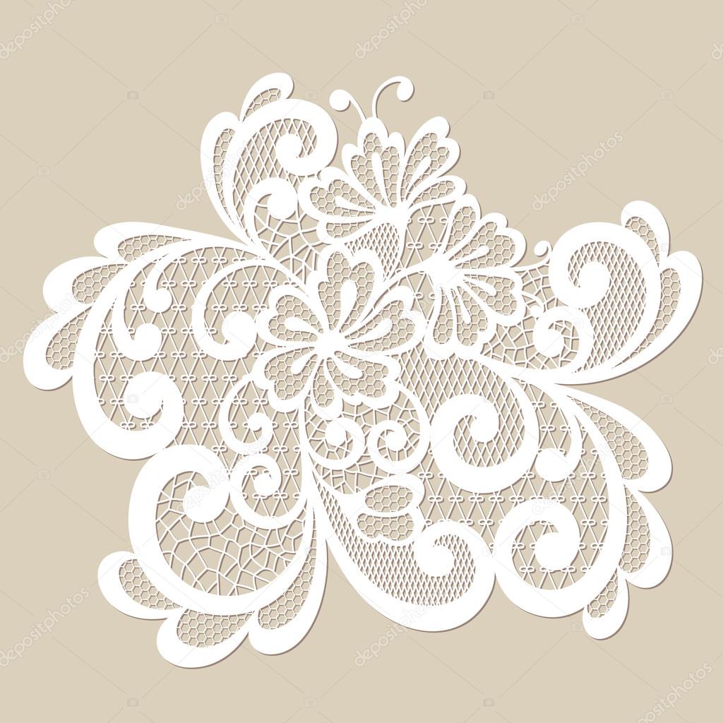 Lace Corner Vector