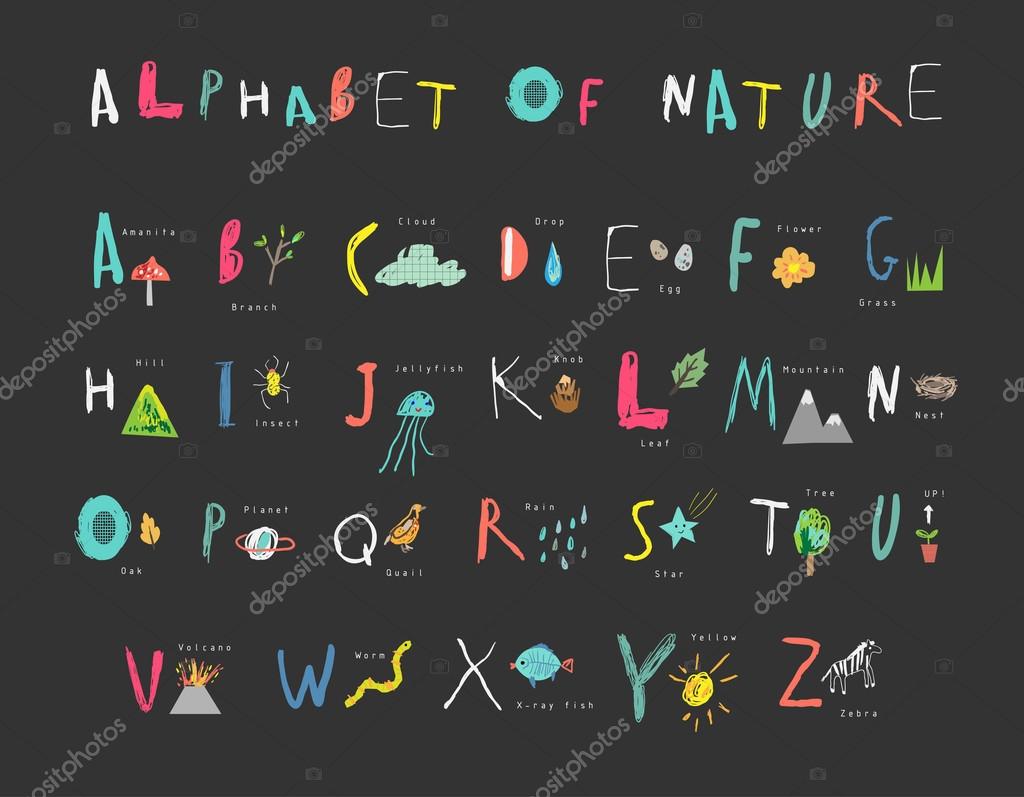 Alphabet Letters In Nature