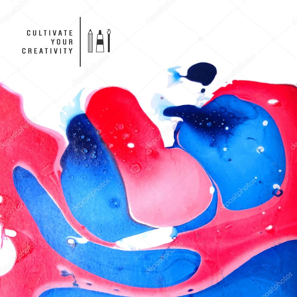 Abstract painting template. Stock Vector by ©leepoo 80145876