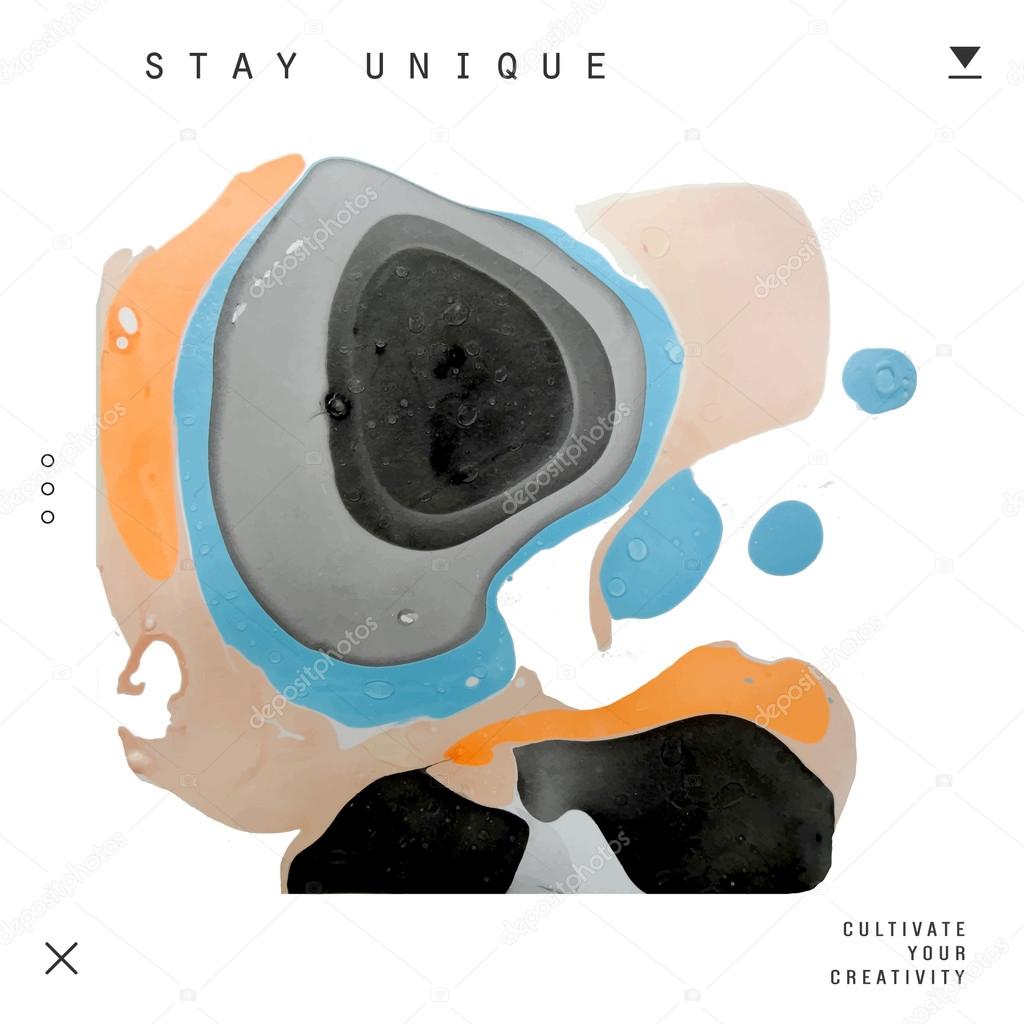 Abstract painting template. — Stock Vector © leepoo #80145960