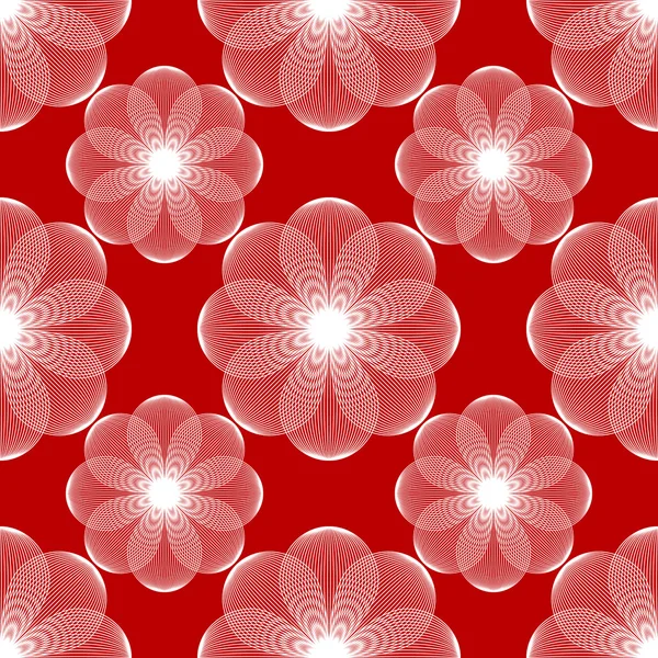 Motif rouge avec fleur Vector Art Stock Images | Depositphotos
