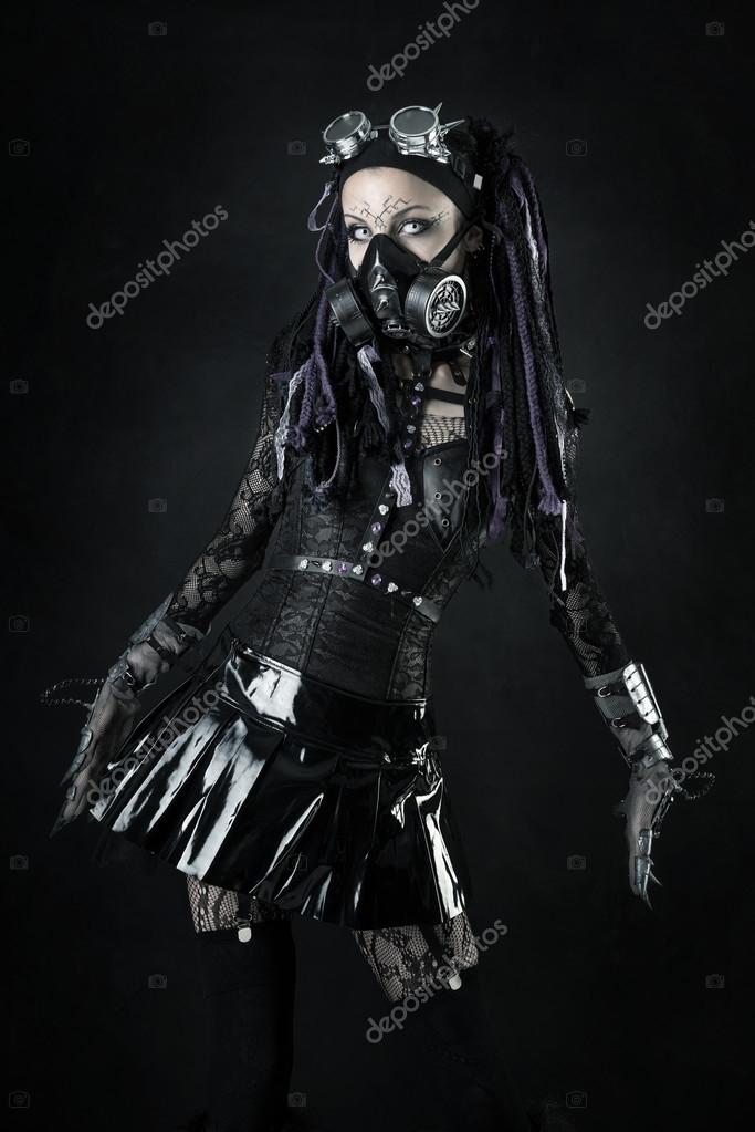 Cyber Gothic girl Stock Photo by ©luislouro 117185006