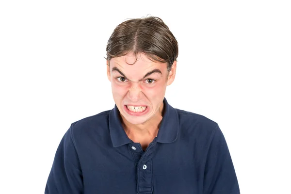 Angry teen boy — Stock Photo © luislouro #87928614