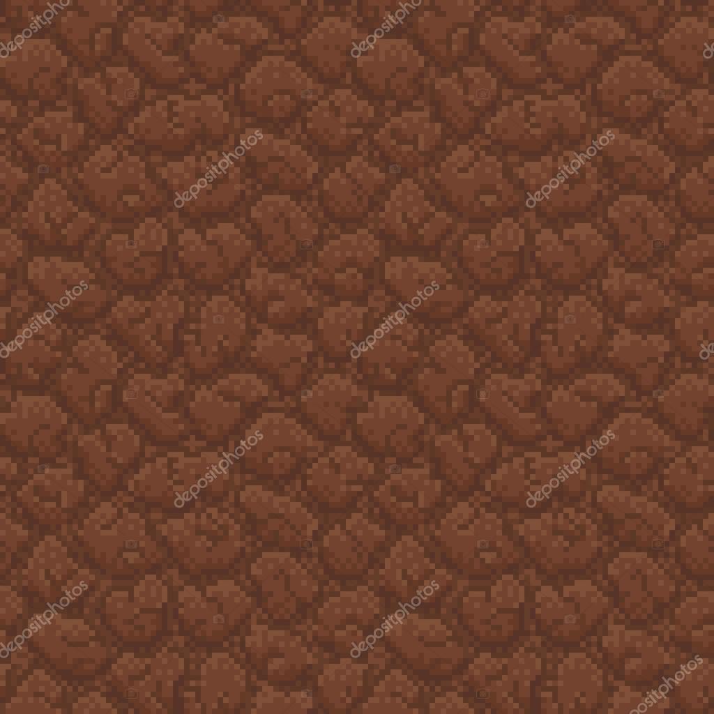 Ground Pattern - Pixel Art Illustration — Free Stock Vector © mastaka ...
