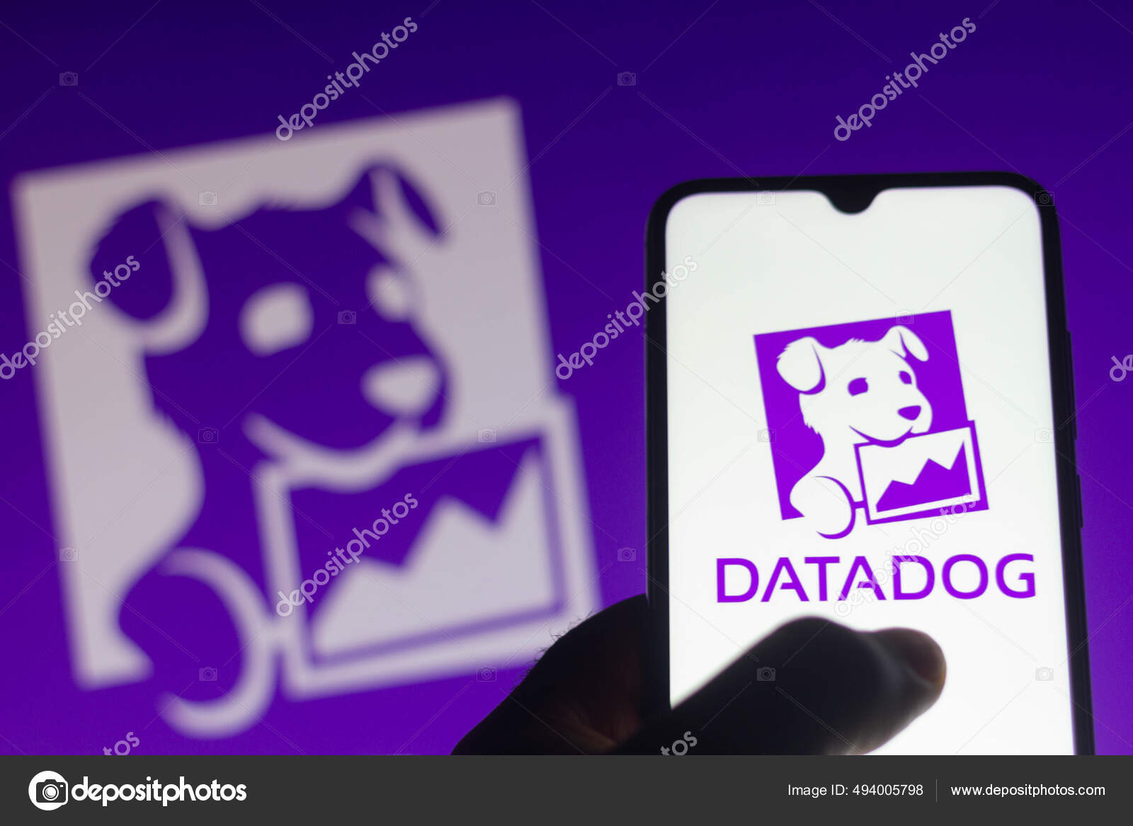August 2021 Brazil Photo Datadog Logo Seen Displayed Smartphone — Stock ...