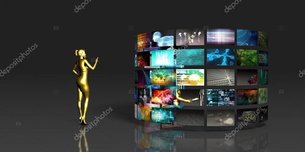 Video Technology Concept Art — Stock Photo © kentoh #100751420