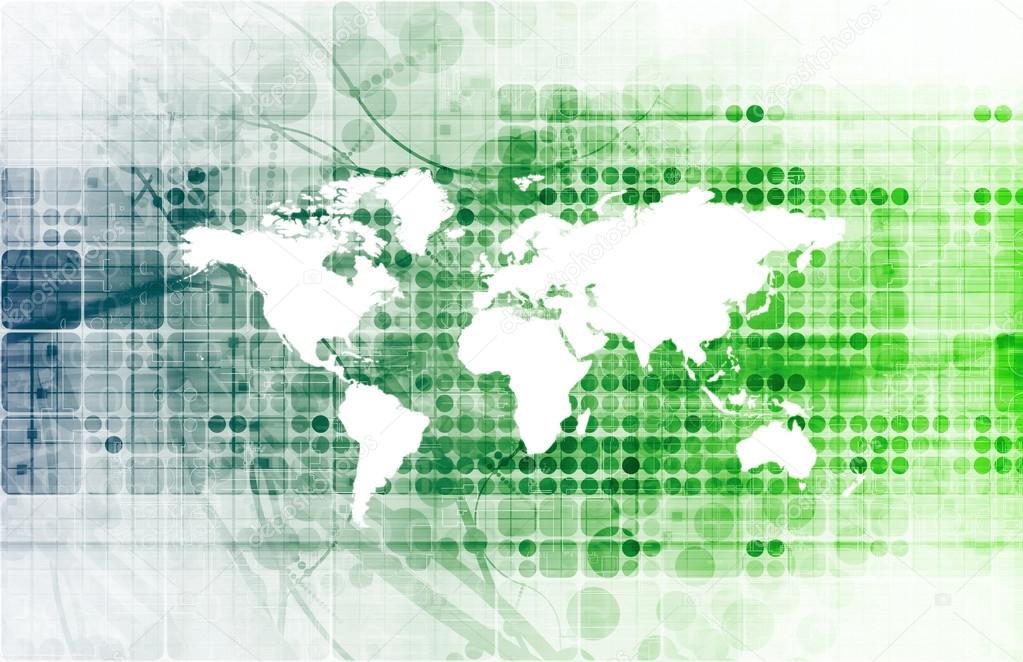 Global Outreach Program background Stock Illustration by ©kentoh #58632351