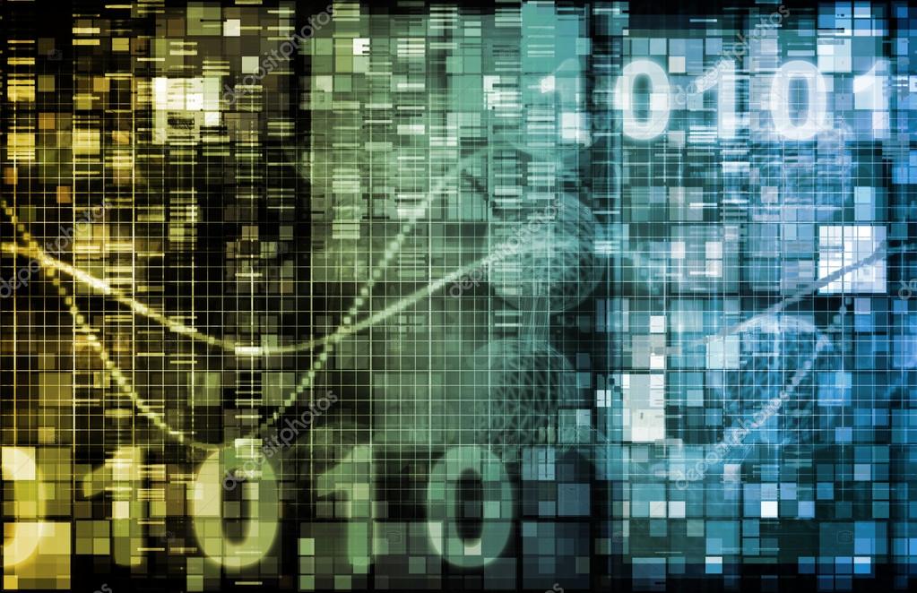 Digital Binary Code — Stock Photo © kentoh #69453783