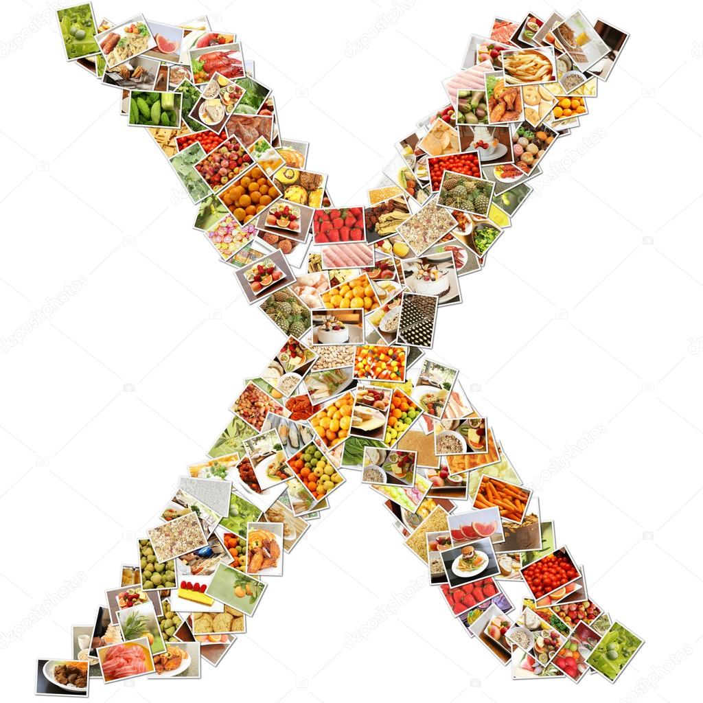 Letra X Fuente mayúscula 2024